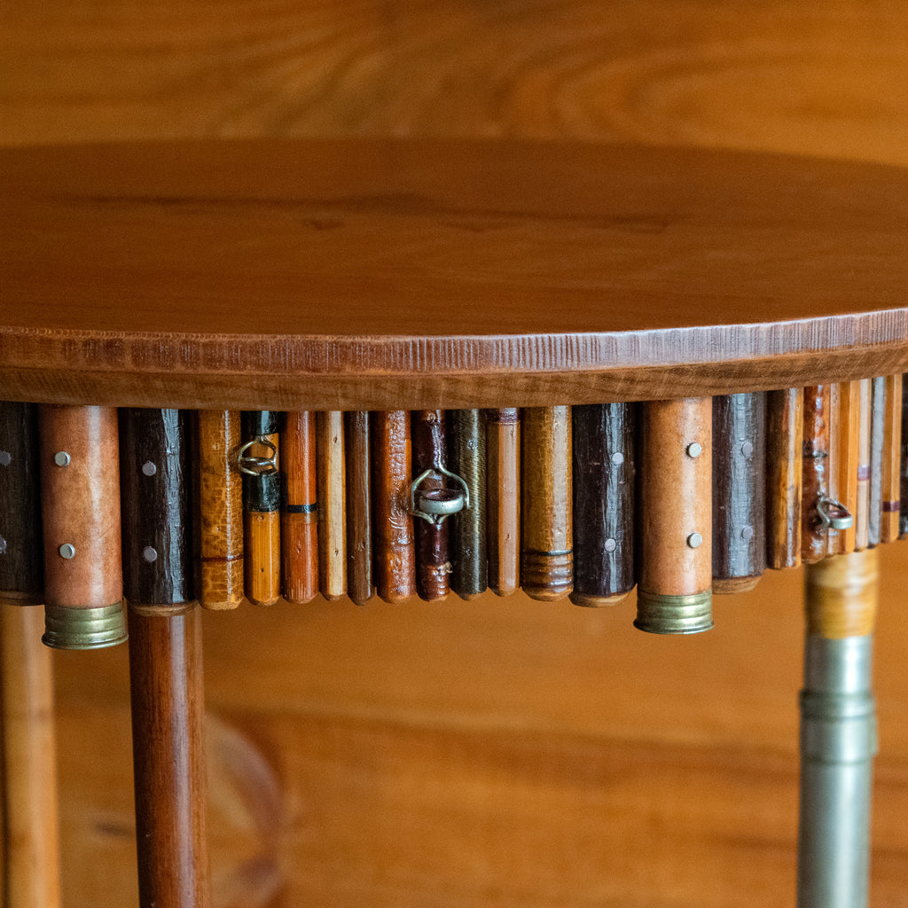 Fly Rod Trout End Table | Side Table Made from Repurposed Fishing Rods ...