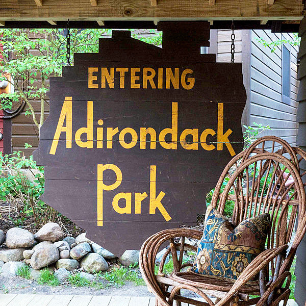 Adirondack Park Sign | Custom Rustic Furniture – Dartbrook Rustic Goods