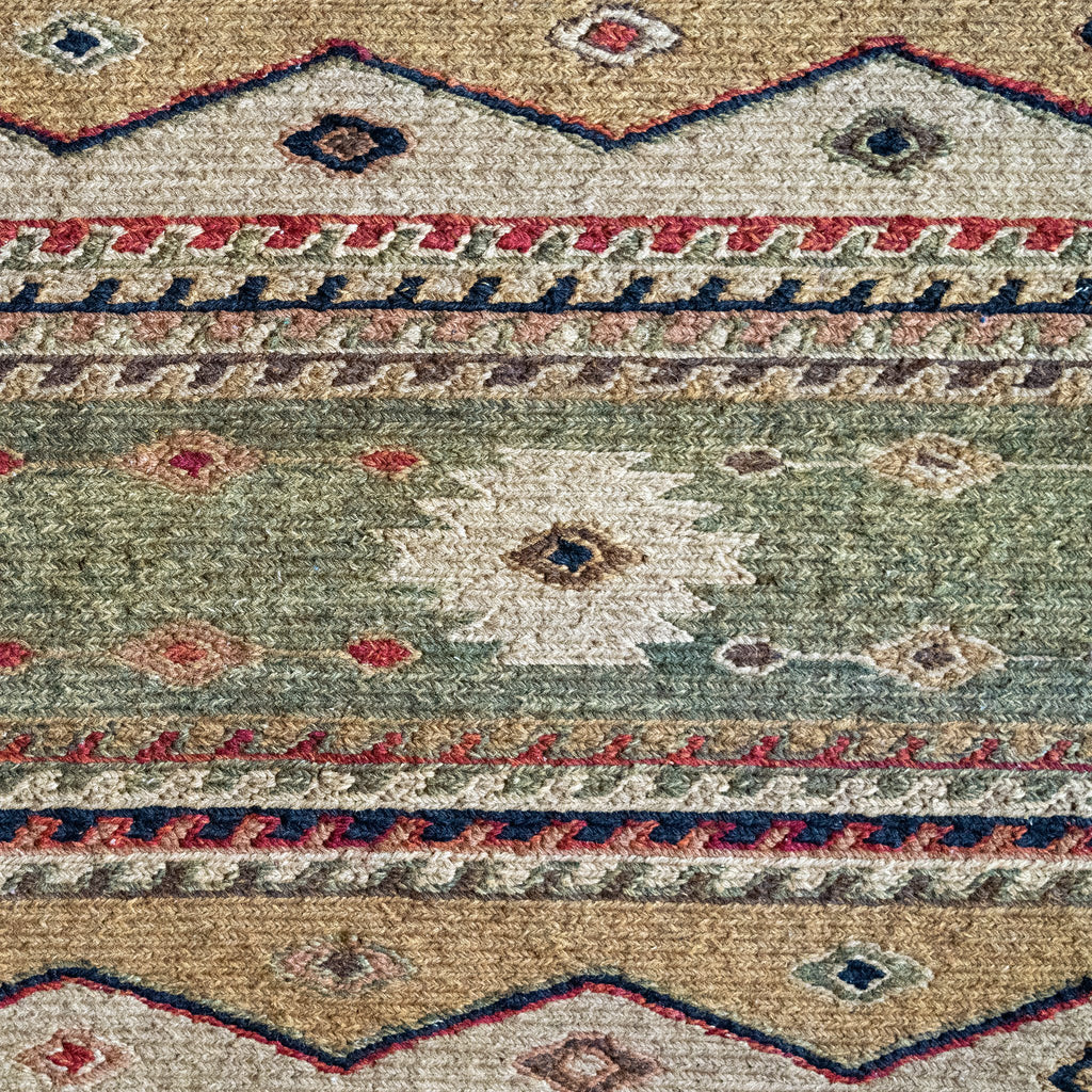 Hand Woven Sumak Wool Rug | Sumak Weave Rug with Southwestern Motifs ...