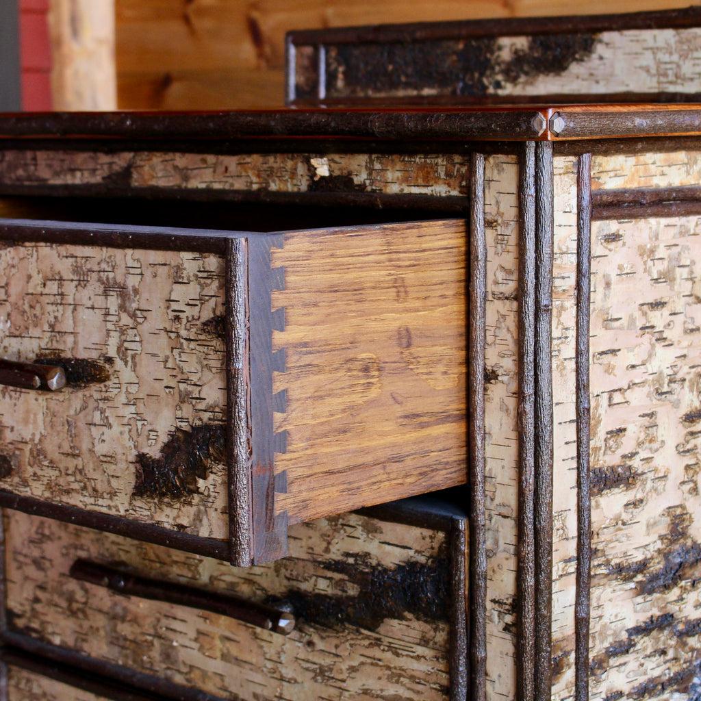 Hawk Island Dresser | Adirondack Rustic Three Drawer Wooden Dresser ...